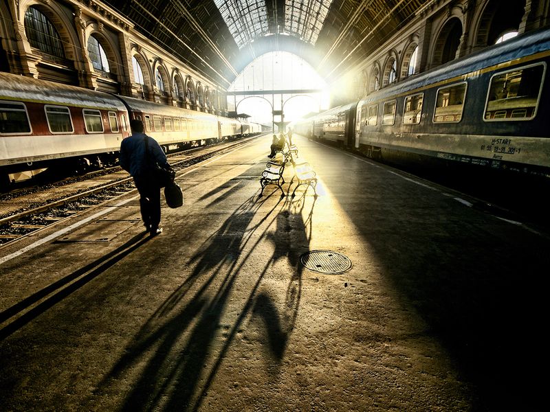 Early morning at the train station. | Smithsonian Photo Contest ...