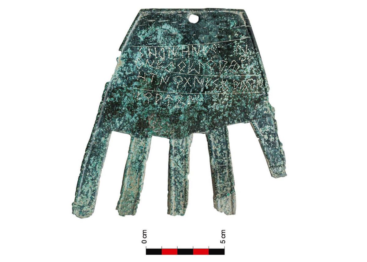 Words Etched Into an Ancient Bronze Hand Hint at the Mysterious Origins ...