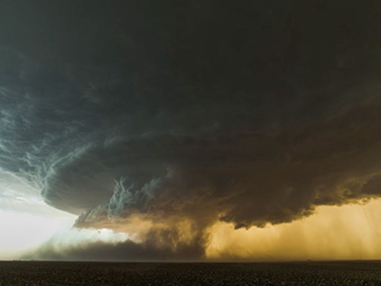 Supercell Storm Clouds Thunderstorm Photography Print | Storm Cloud