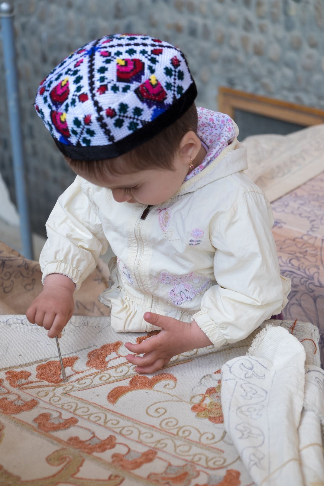 Young girl learning embroidery | Smithsonian Photo Contest ...