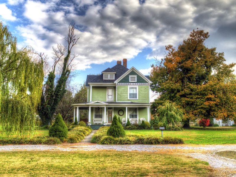 A picturesque scene in the middle of a small town. | Smithsonian Photo ...