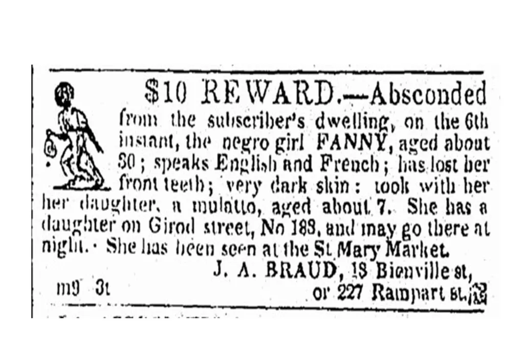 fugitive slave poster