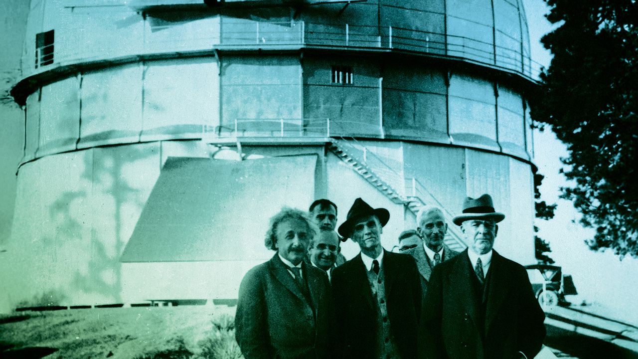 edwin hubble and einstein