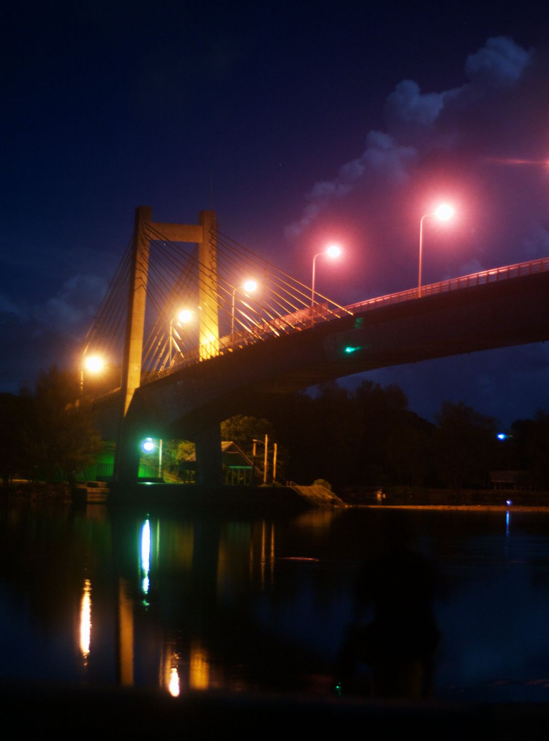 Palau Japan Friendship Bridge at night | Smithsonian Photo Contest ...