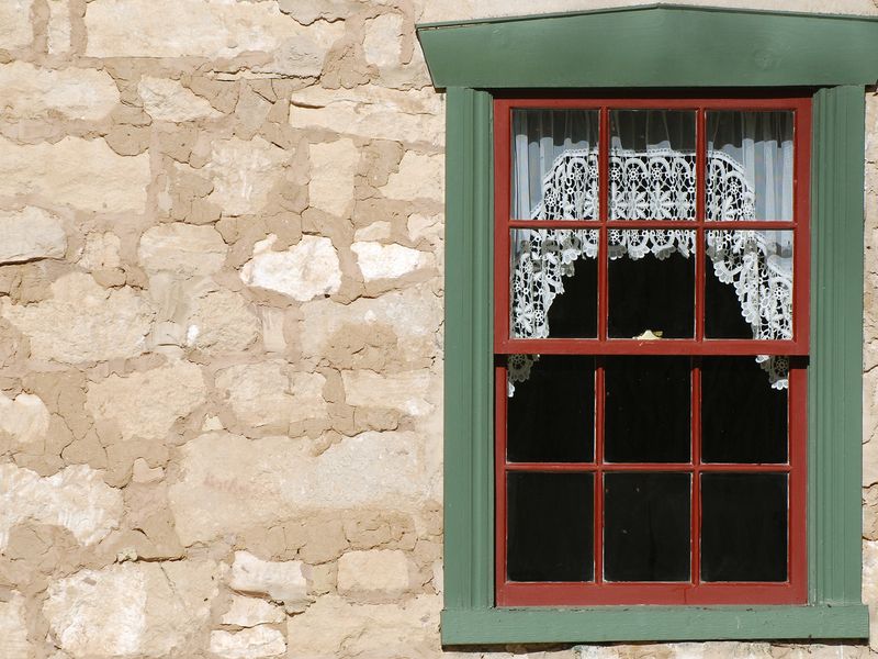 Old rock wall and window on pioneer home. | Smithsonian Photo Contest ...