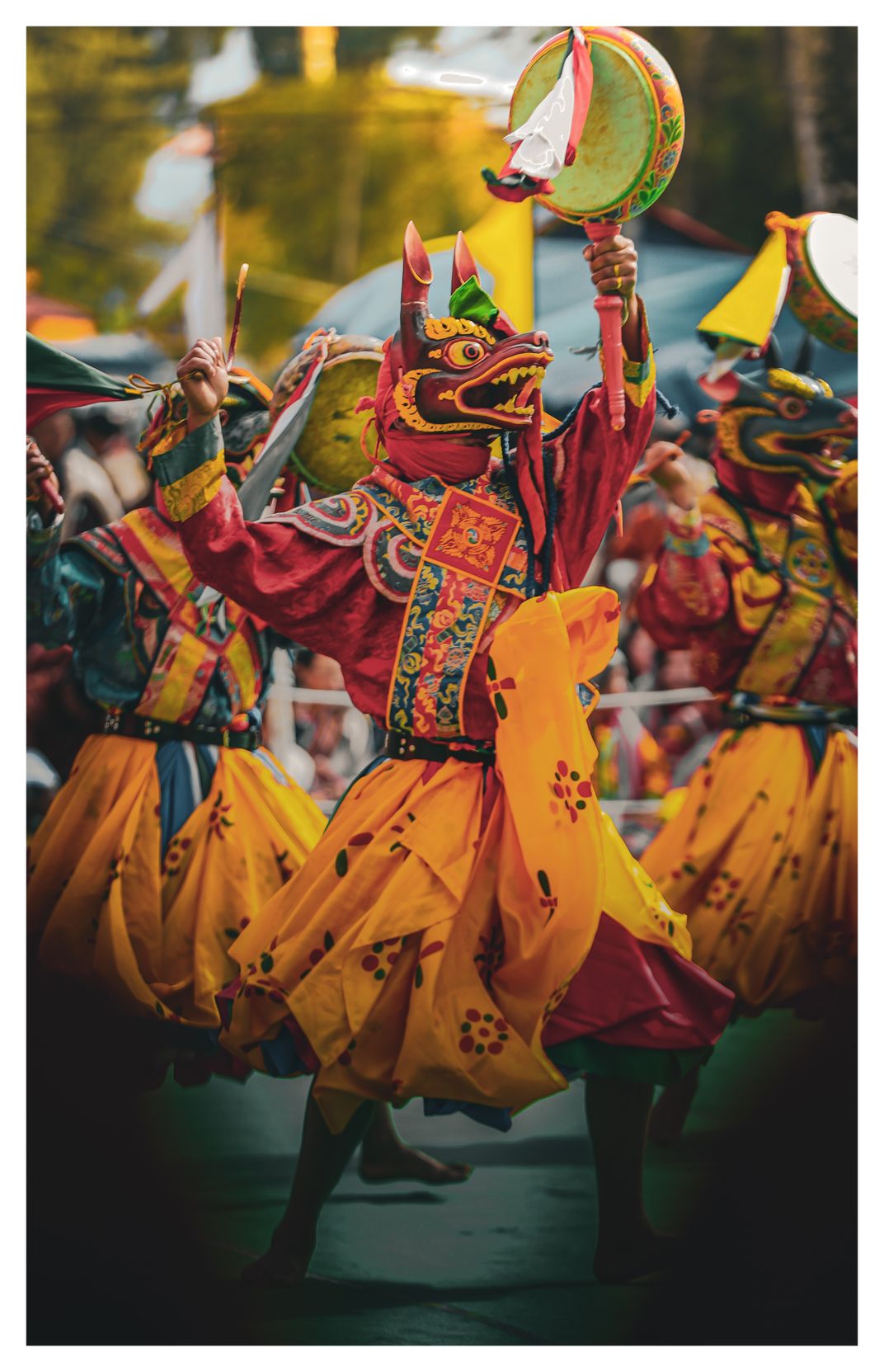 Masked Dance in a Tshechu in Bhutan | Smithsonian Photo Contest ...