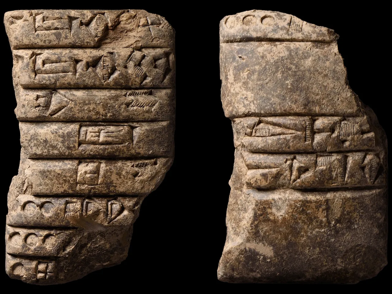 Ancient Sumerians Tablet Depicting Planets