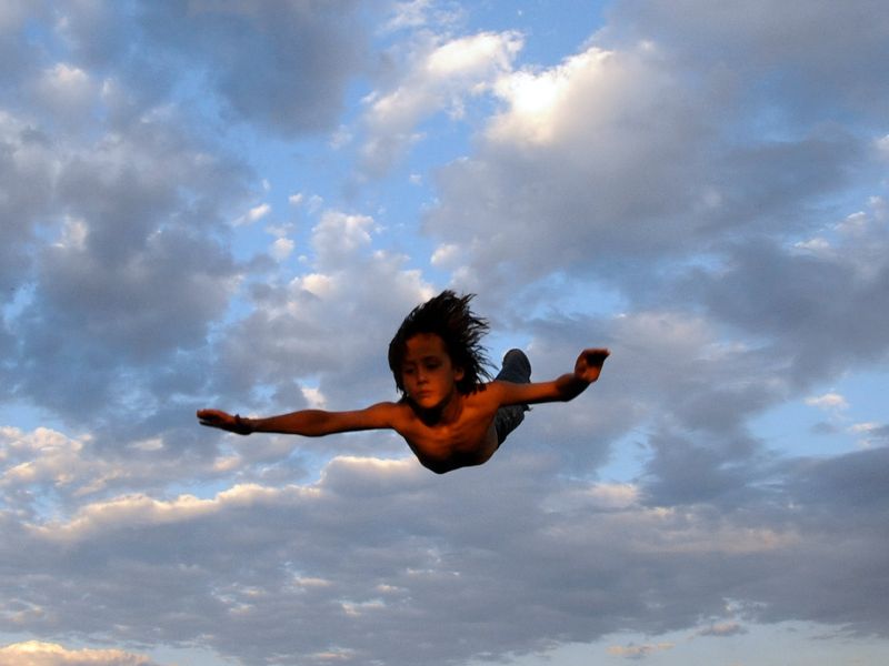 Boy on a Trampoline Hoping He Can Fly | Smithsonian Photo Contest ...