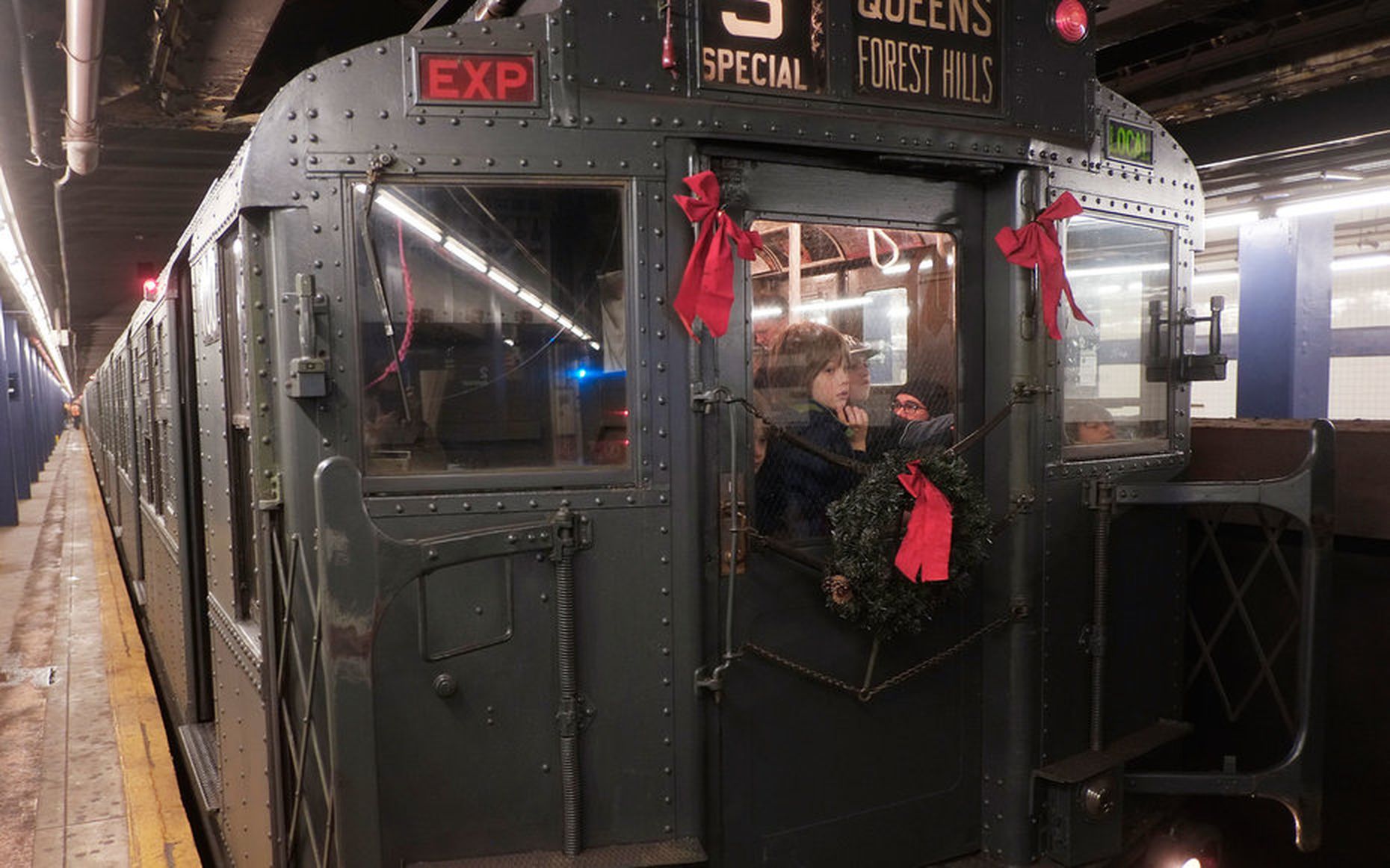 New York City's Holiday Vintage Subway Trains Are Back