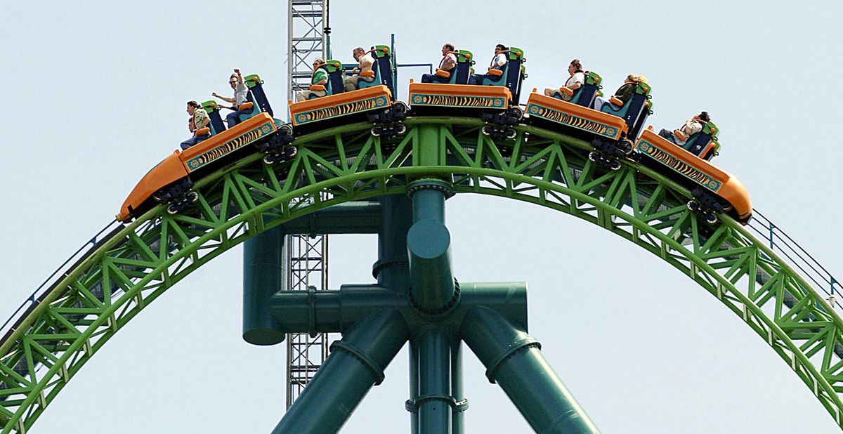 Thrill Seekers Say Goodbye to the World's Tallest Roller Coaster