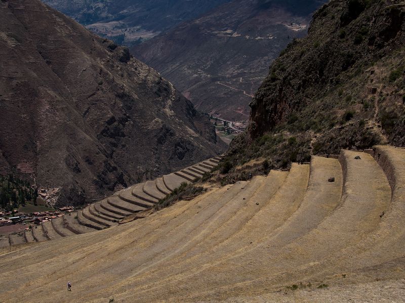 Inca agricultural terraces in the Sacred Valley | Smithsonian Photo ...