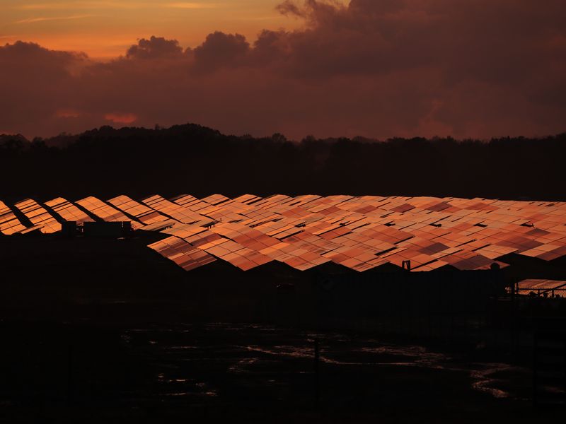 Solar Panel Sunset | Smithsonian Photo Contest | Smithsonian Magazine