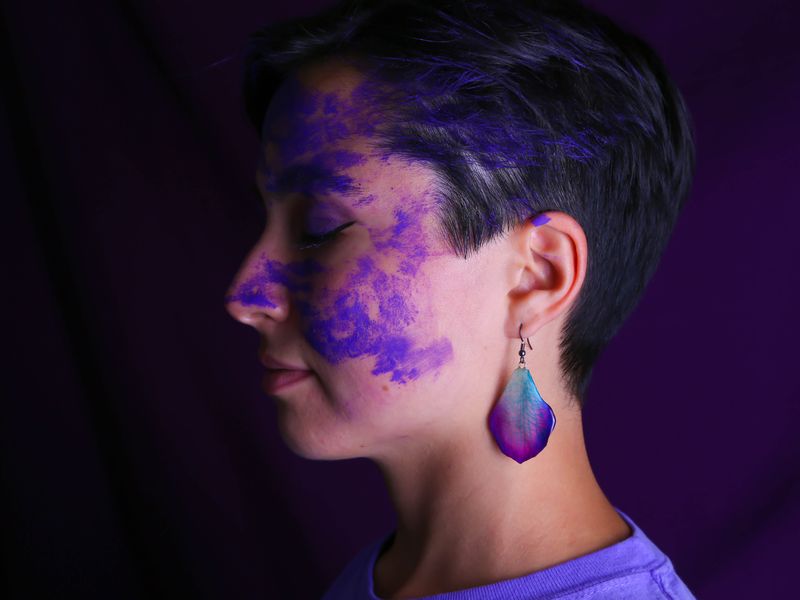 A face painted with purple | Smithsonian Photo Contest | Smithsonian ...