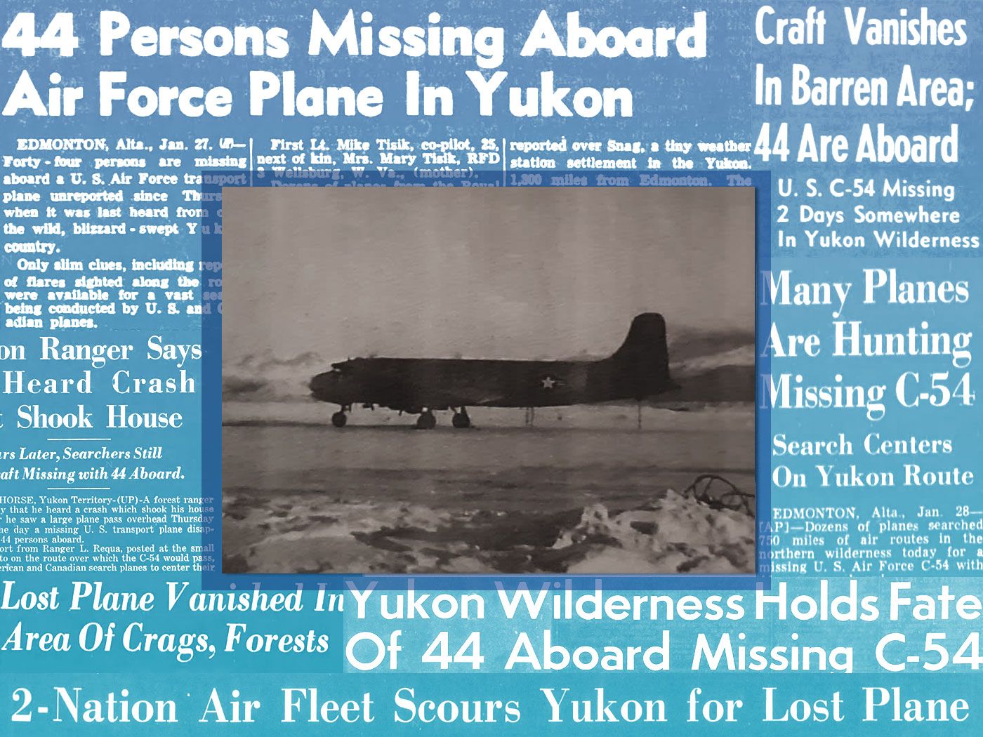 missing plane in channel