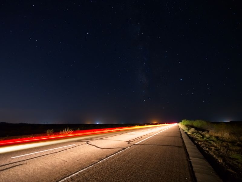 Desert Highway at Night | Smithsonian Photo Contest | Smithsonian Magazine