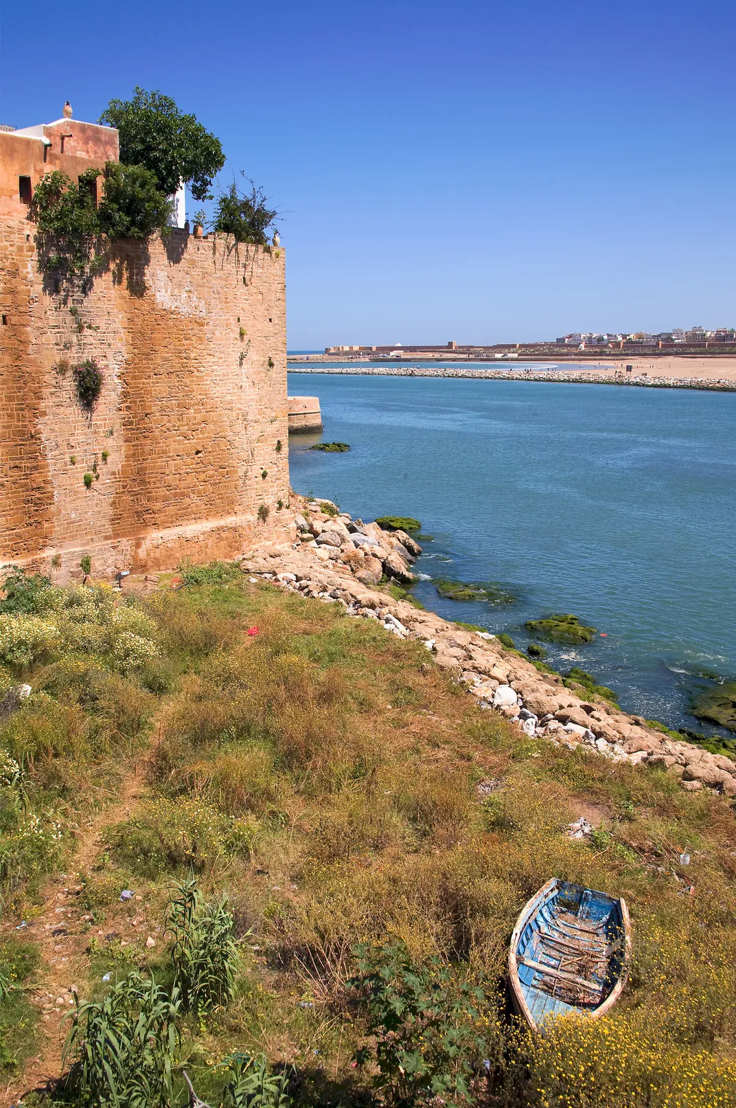 While visiting Rabat we stopped to look at the view of the harbor. I ...
