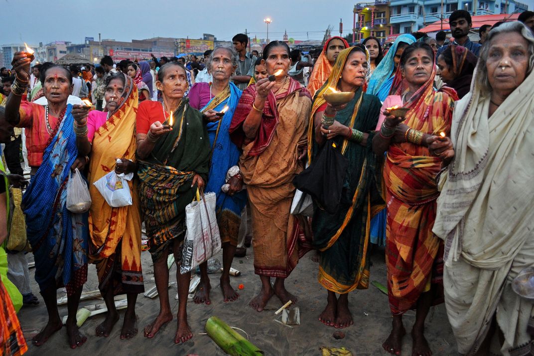 On this religious occasion dedicated to the Sun and the Sea, pious ...