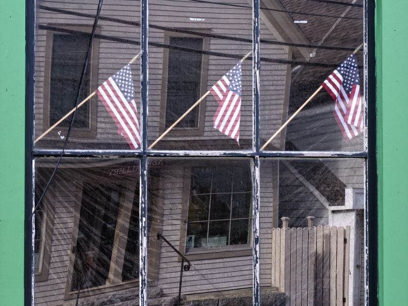 American flags in a window | Smithsonian Photo Contest | Smithsonian ...