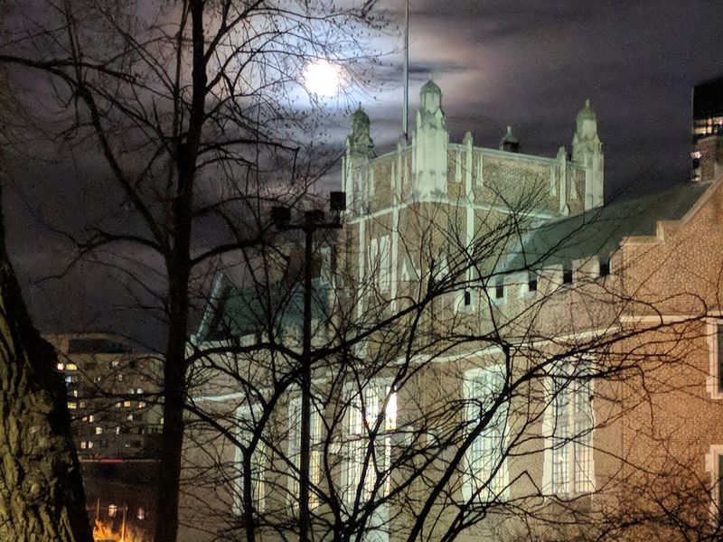 UPenn Building with Moonlight | Smithsonian Photo Contest | Smithsonian ...