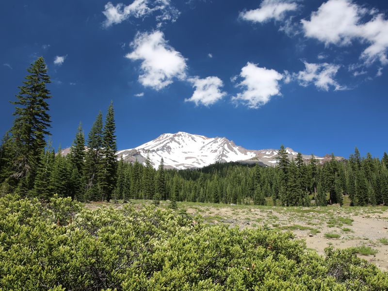 Snow covered Mount Shasta in July | Smithsonian Photo Contest ...