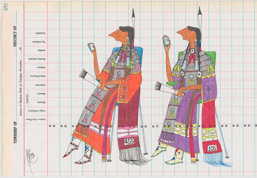 native drawing involves