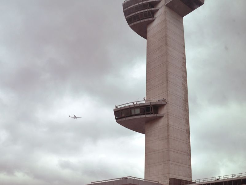 just at the control tower of JFK int. airport. | Smithsonian Photo ...