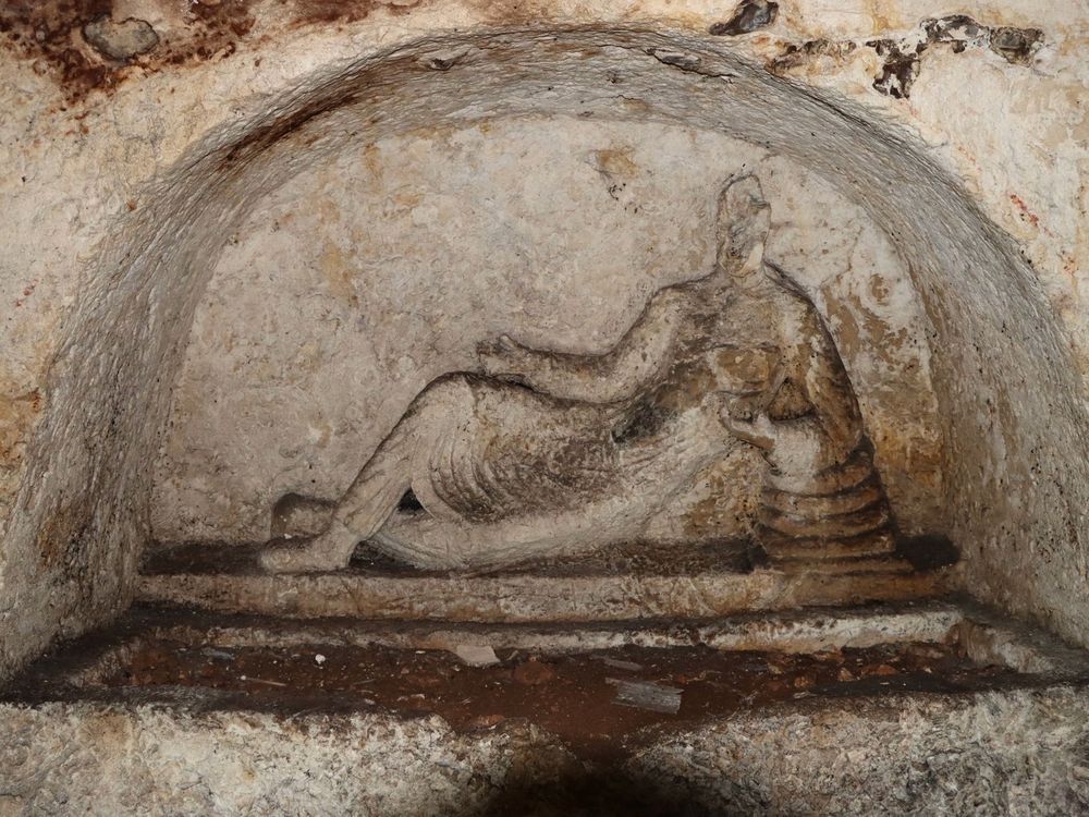 Ancient Tomb Decorated With Stunning Reliefs and a Mysterious ...