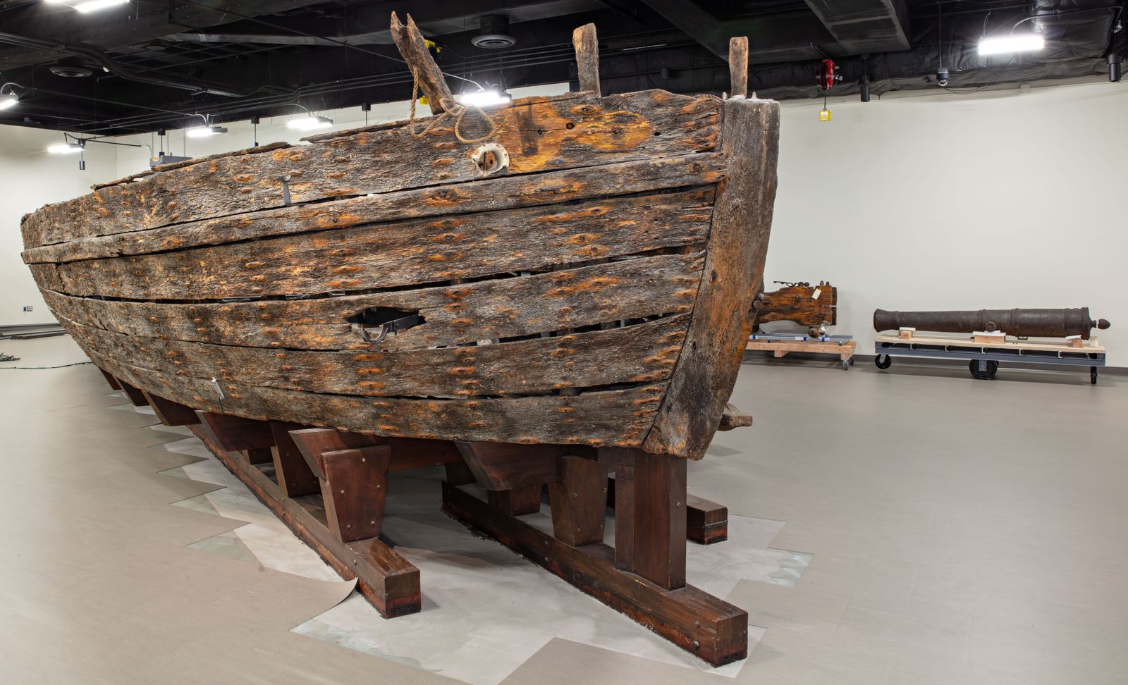 Watch as Experts Preserve a 249-Year-Old Gunboat That Sank During the ...