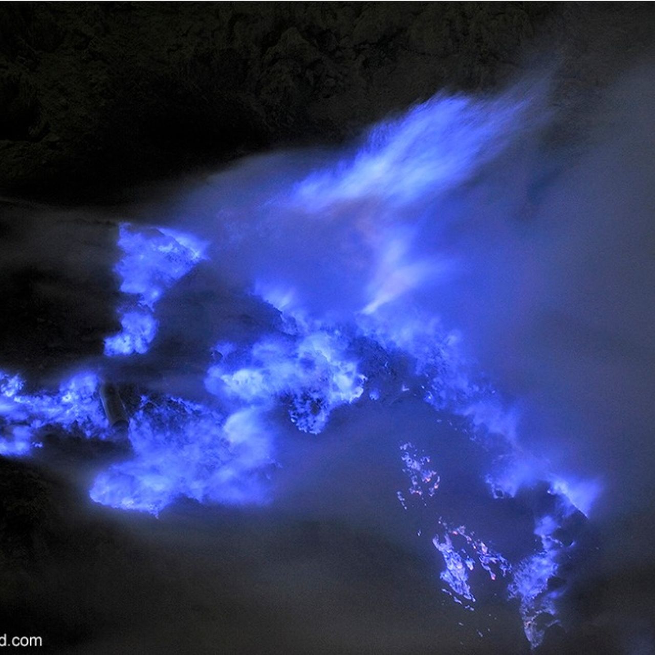 Blue Lava Volcano Ethiopia