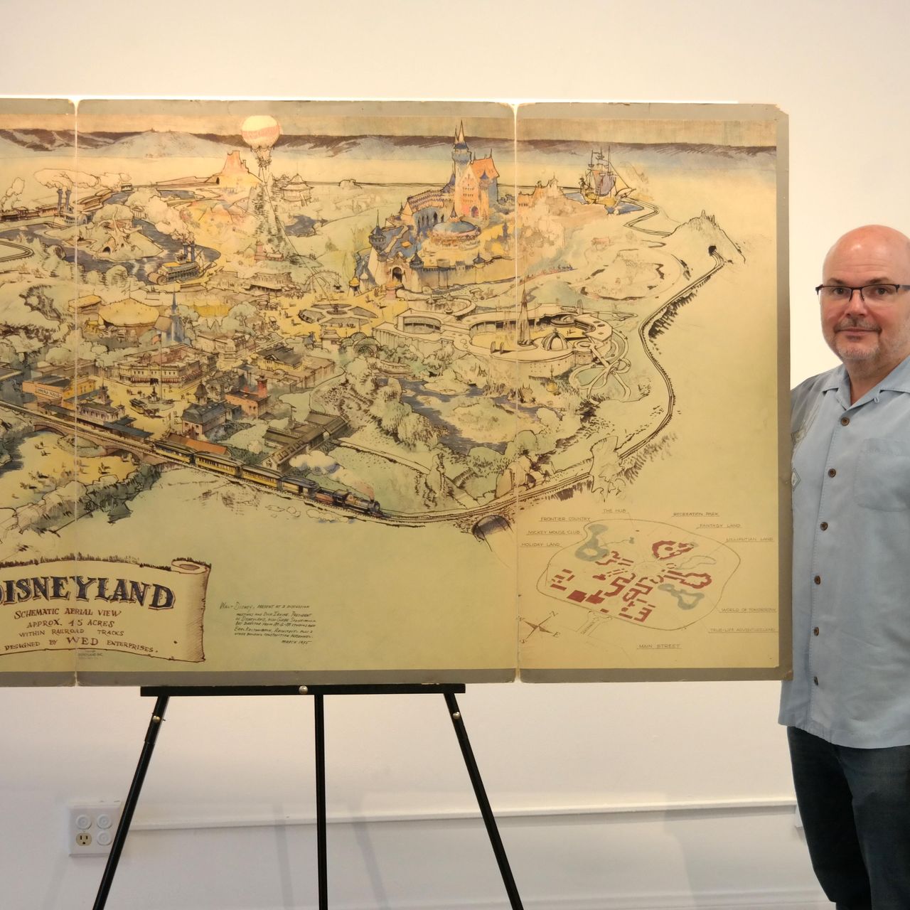 Disneyland 1955 Map