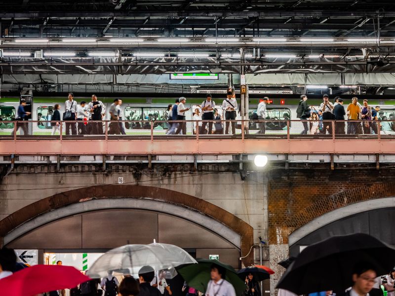 Shimbashi Train Station | Smithsonian Photo Contest | Smithsonian Magazine
