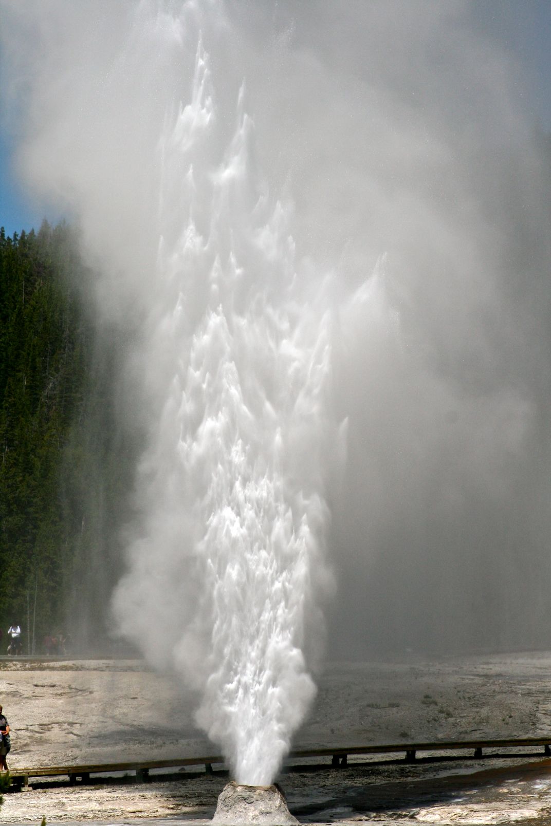 The Beehive Geyser erupting on a beautiful summer day. | Smithsonian ...