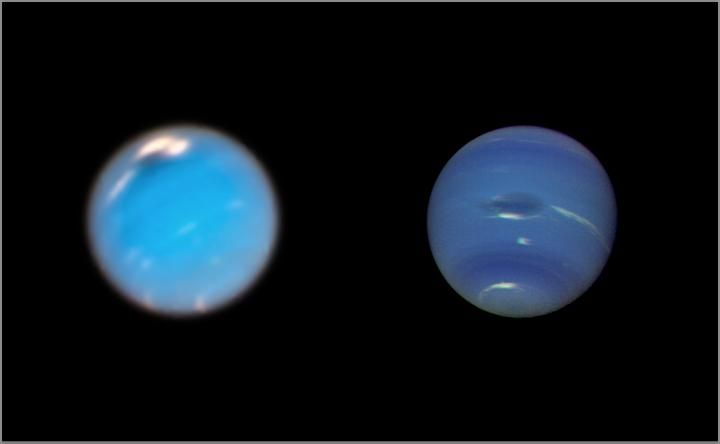 There's a Dark and Stormy Vortex Brewing on Neptune