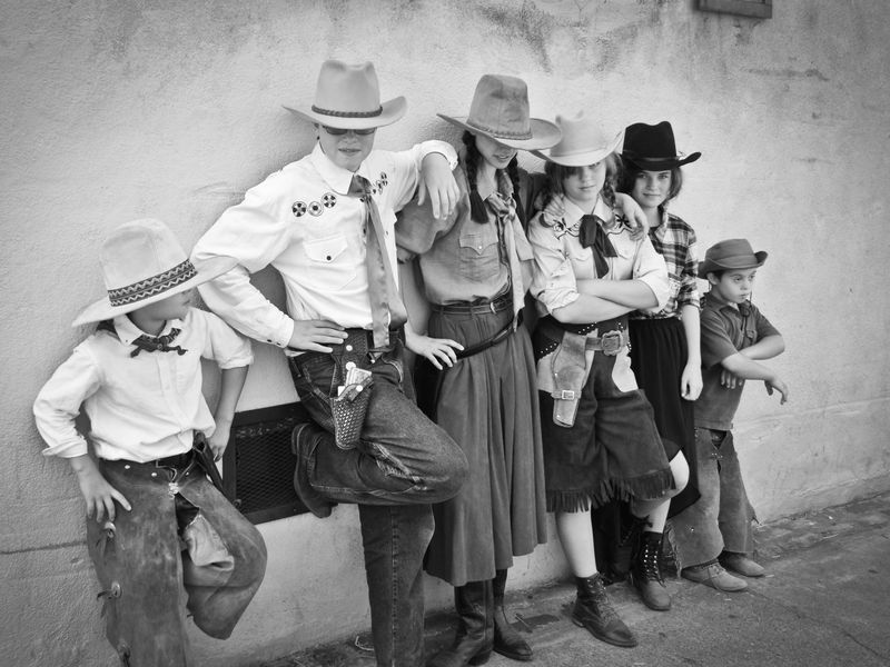 Young attendees at the annual Gold Rush Days, | Smithsonian Photo ...