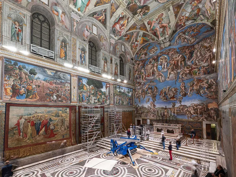 sistine chapel virtual ceiling