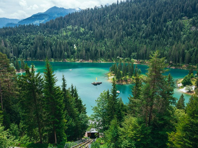 Beautiful view of the lake Caumasee. Switzerland | Smithsonian Photo Contest | Smithsonian Magazine
