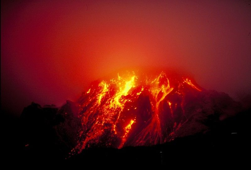 Red Volcano