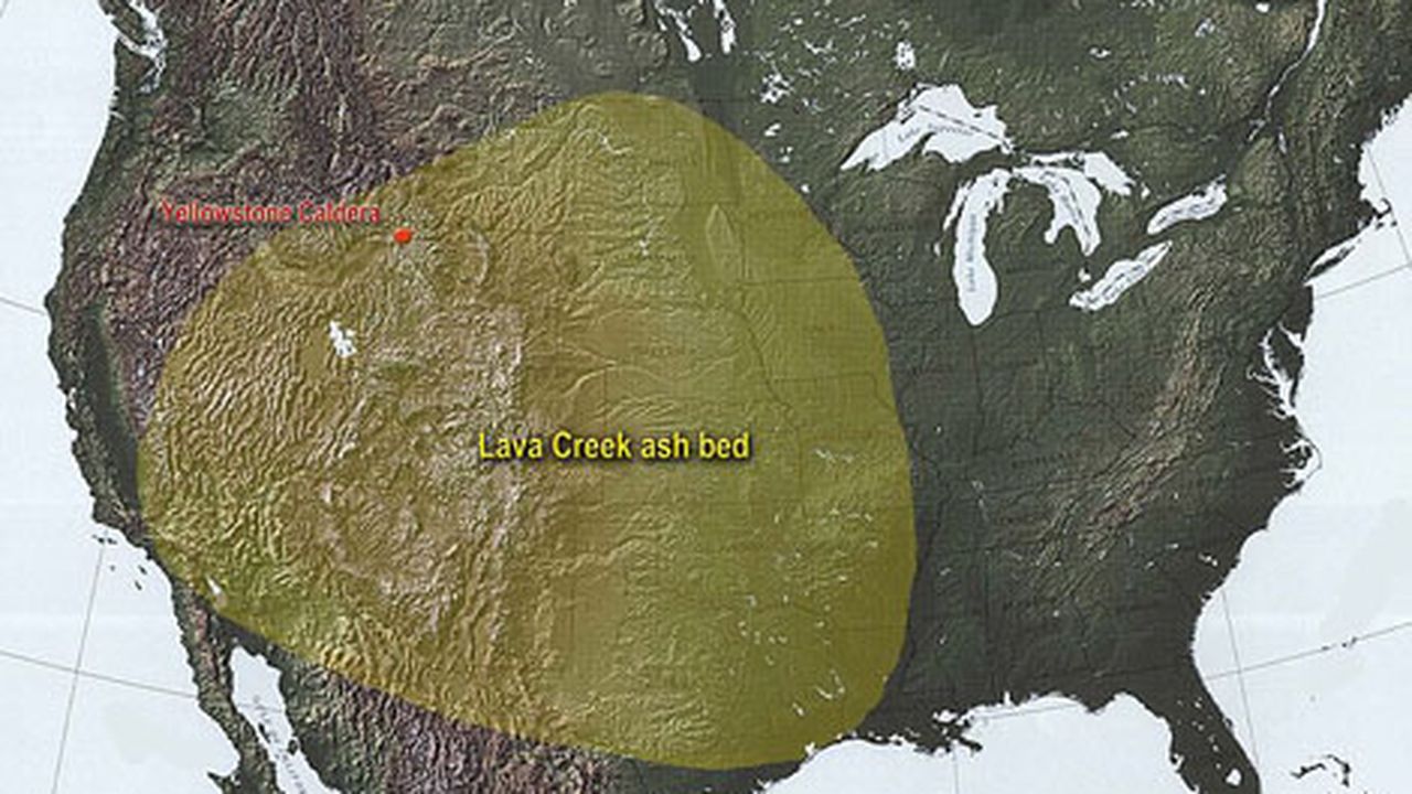 Yellowstone Caldera Eruption Map USGS: Threat Of Yellowstone Eruption