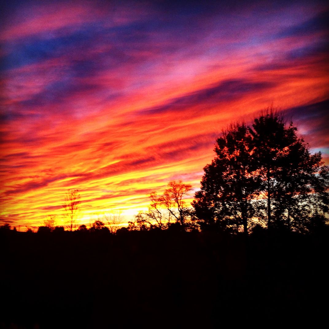 A sunset in my backyard | Smithsonian Photo Contest | Smithsonian Magazine