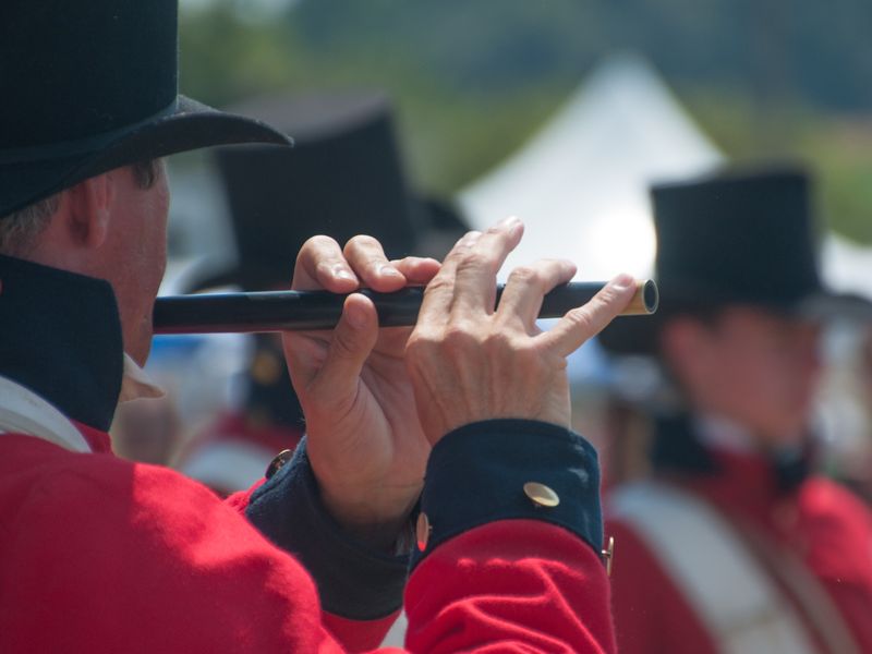Hands of a fife player at a battle reenactment | Smithsonian Photo ...
