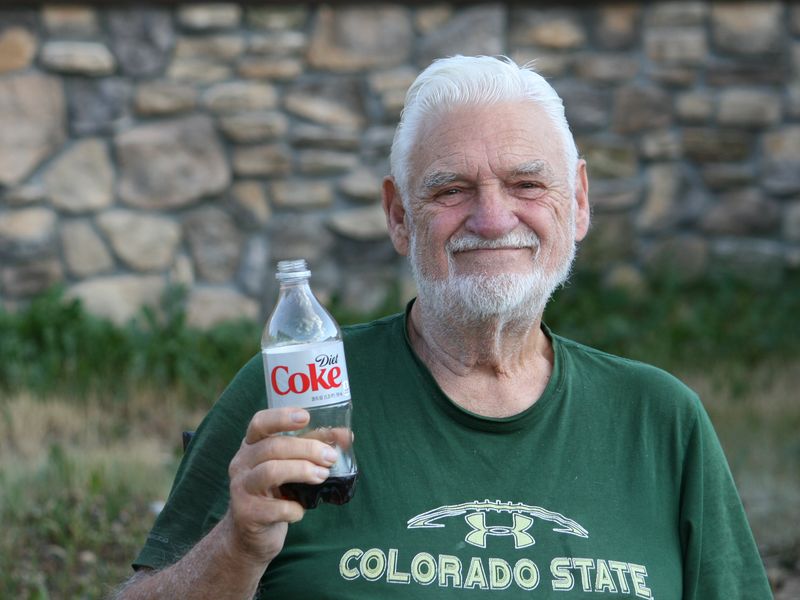 Grandpa Gary in Grand Lake drinking his diet coke. | Smithsonian Photo ...