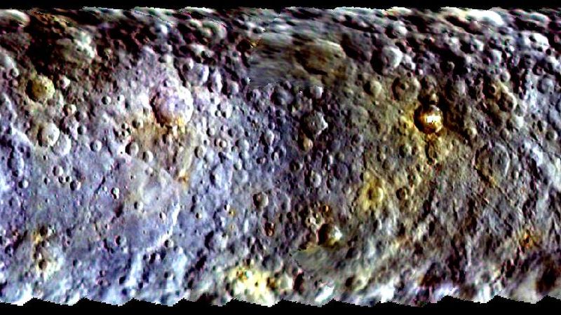 The Color Of Ceres The Dwarf Planet