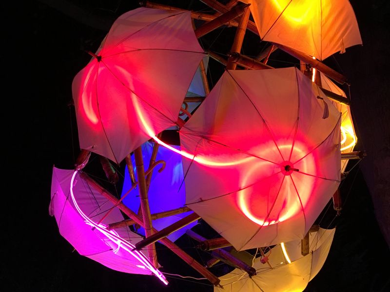 Light show umbrellas | Smithsonian Photo Contest | Smithsonian Magazine