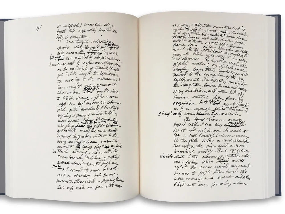 ‘Frankenstein’ Manuscript Shows the Evolution of Mary Shelley’s Monster