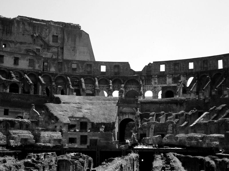 The inside of the ruins of the Colosseum. | Smithsonian Photo Contest ...