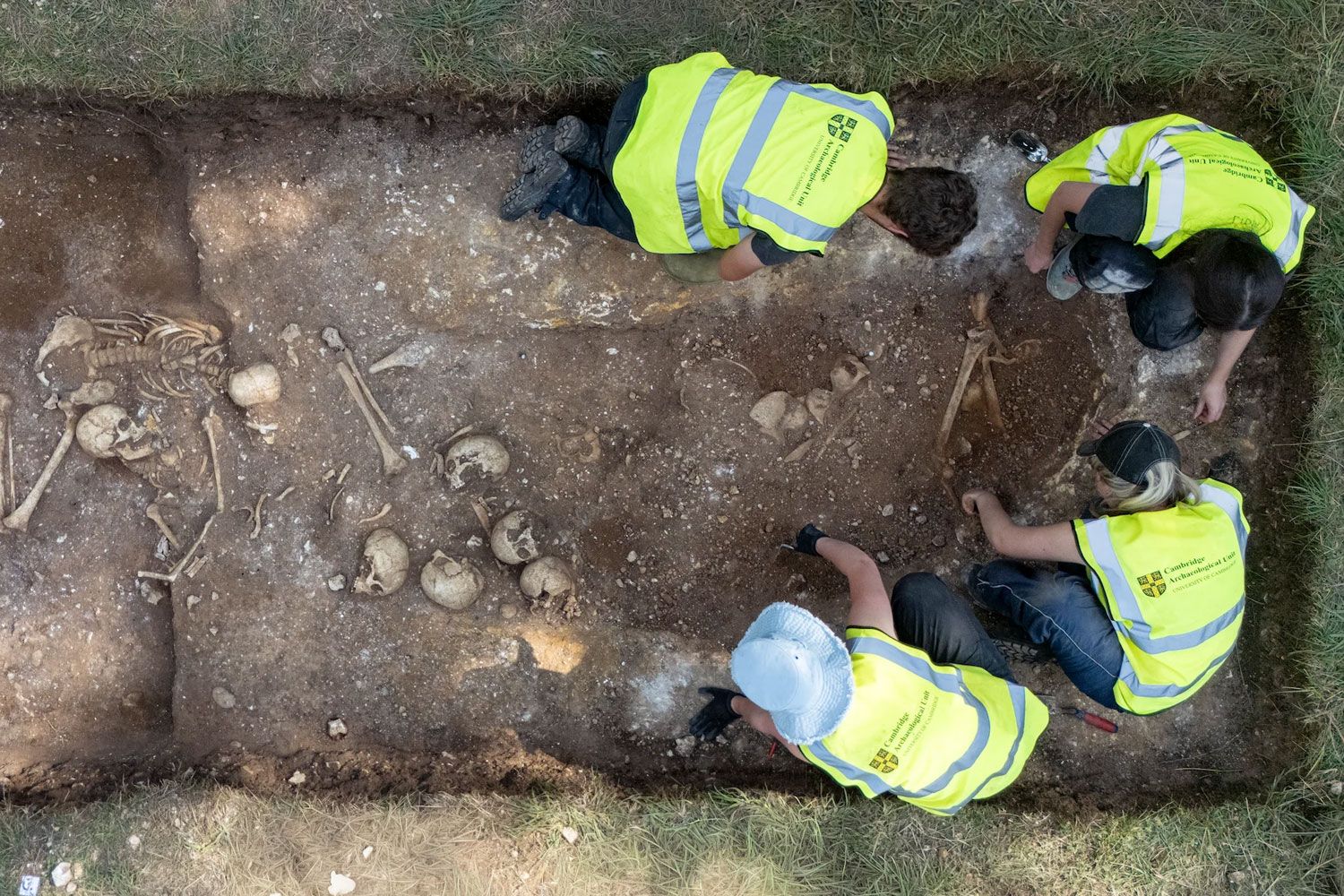 Archaeology Students Unearth an Early Medieval Burial Pit During a ...