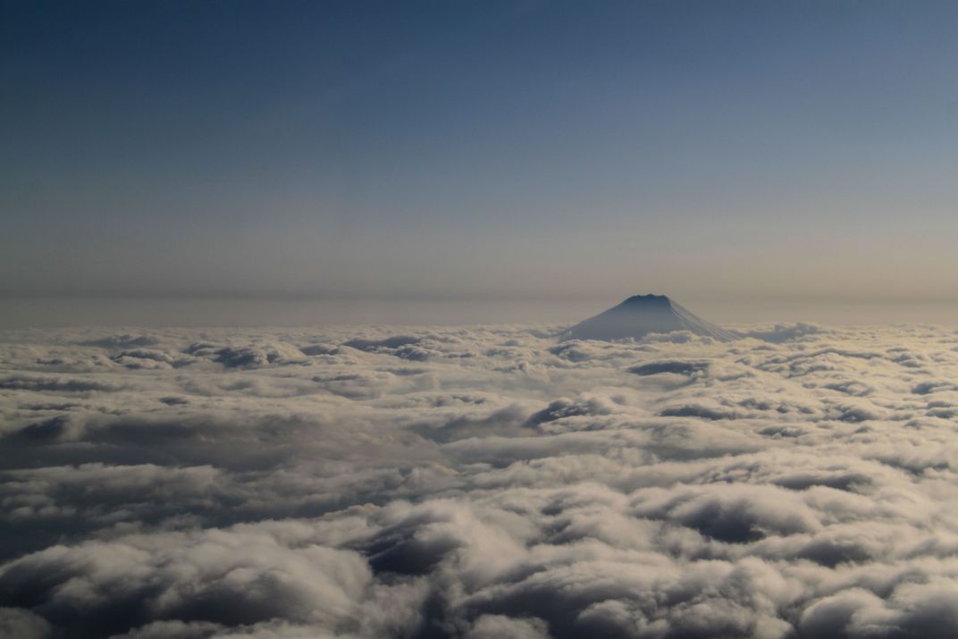 A glimpse of Mount Fuji on the way to Korea | Smithsonian Photo Contest ...