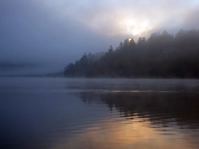 foggy morning on the lake | Smithsonian Photo Contest | Smithsonian ...