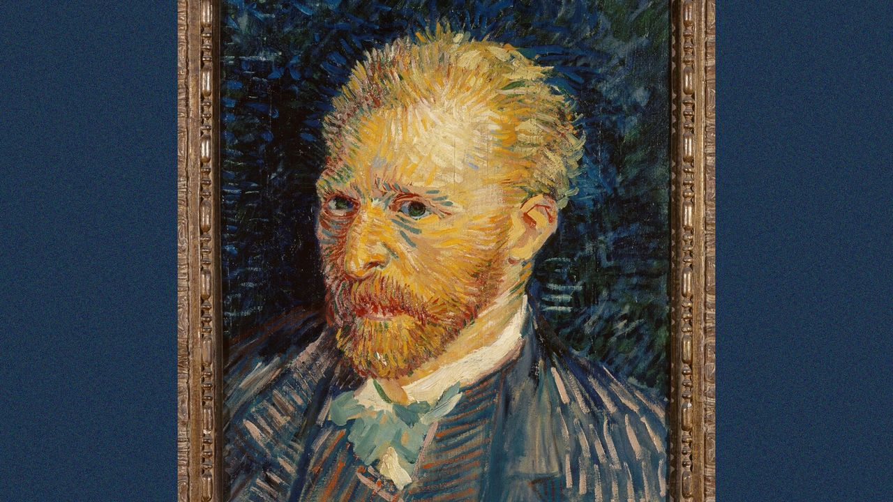 Van Gogh Self Portrait 1887 Framed Print Of Self Portrait, 1887, By