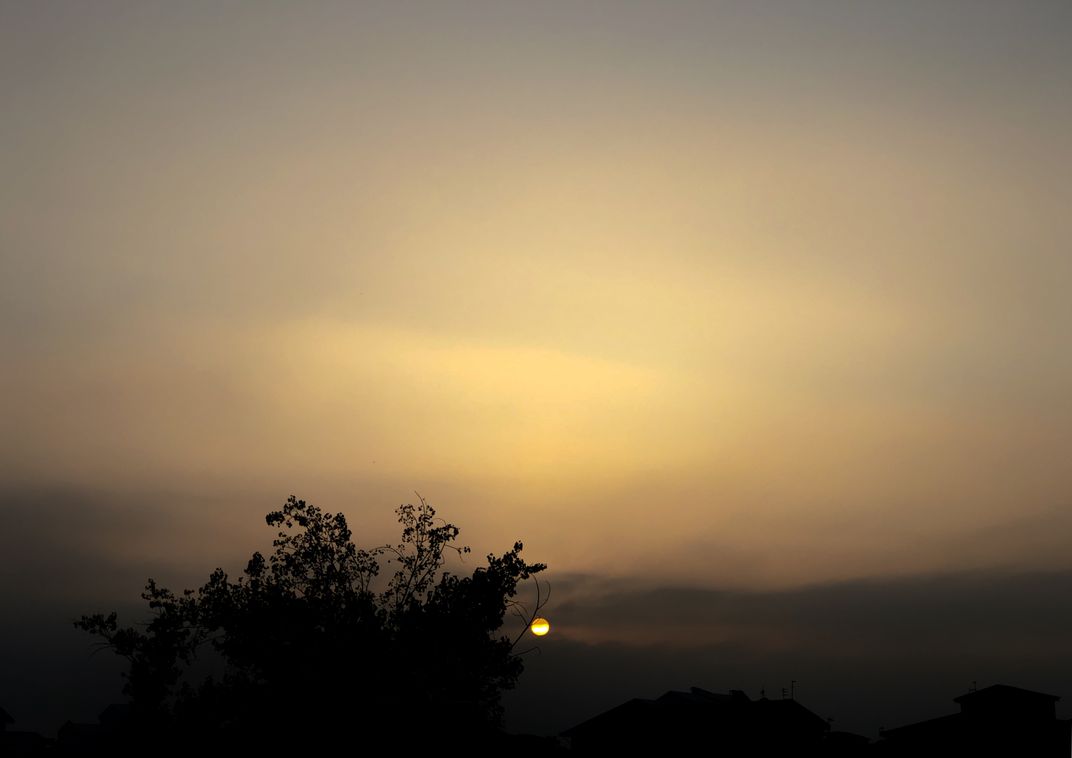 Sunset through the window of my room | Smithsonian Photo Contest ...